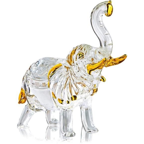 Accents | Hd Hyaline Dora Handmade Crystal Thai Elephant Statue With ...